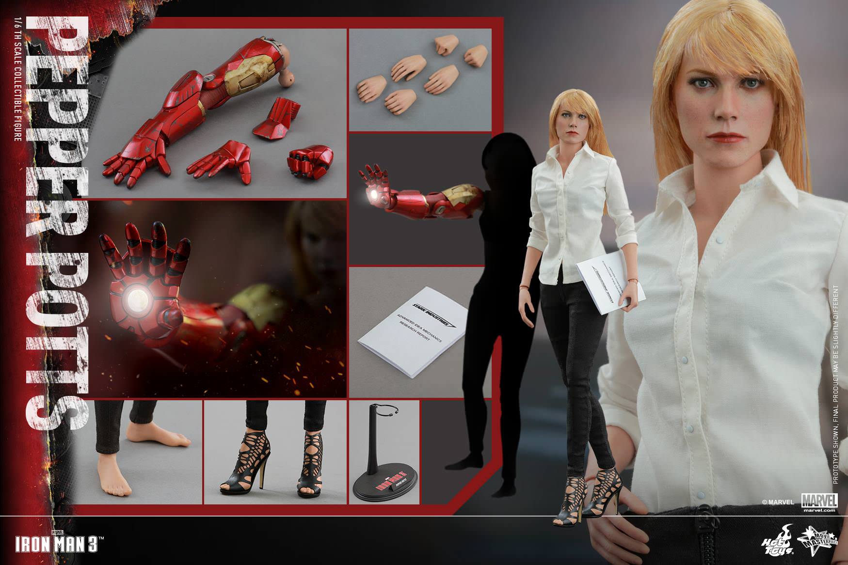 MMS 310 Iron Man 3 – Pepper Potts (Marvel) – Time to collect