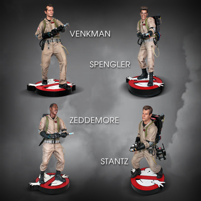 All 4 Statues from the Ghostbusters (Ghostbusters) – Time to collect