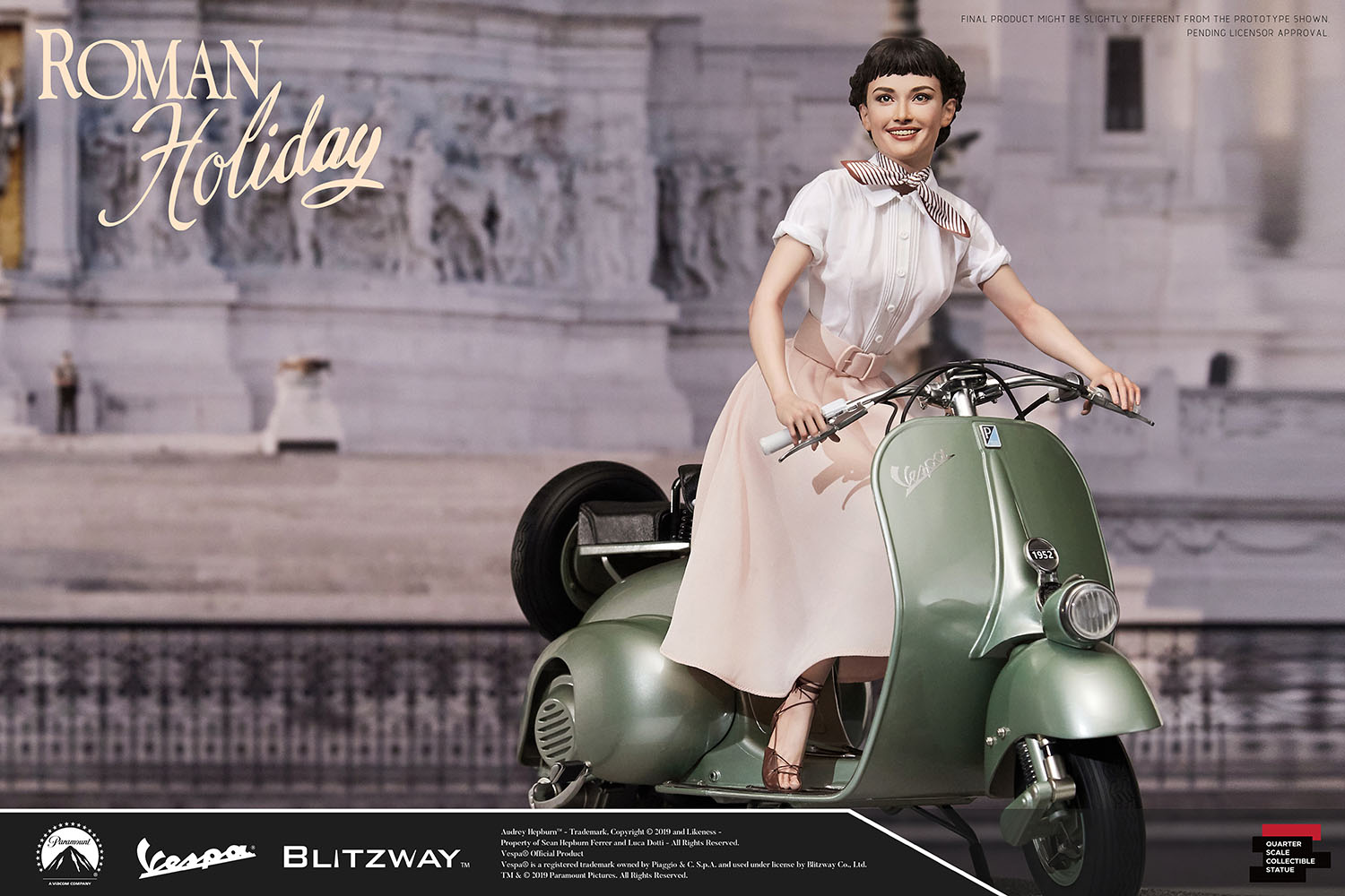 Audrey Hepburn Roman Holiday Vespa