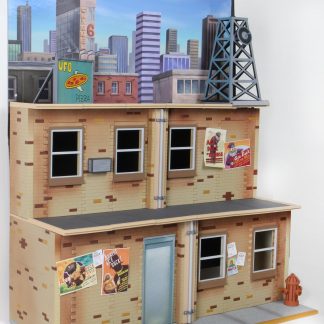 Cartoon Street Diorama Scene (Cartoon/Teenage Mutant Ninja Turtles TMNT ...