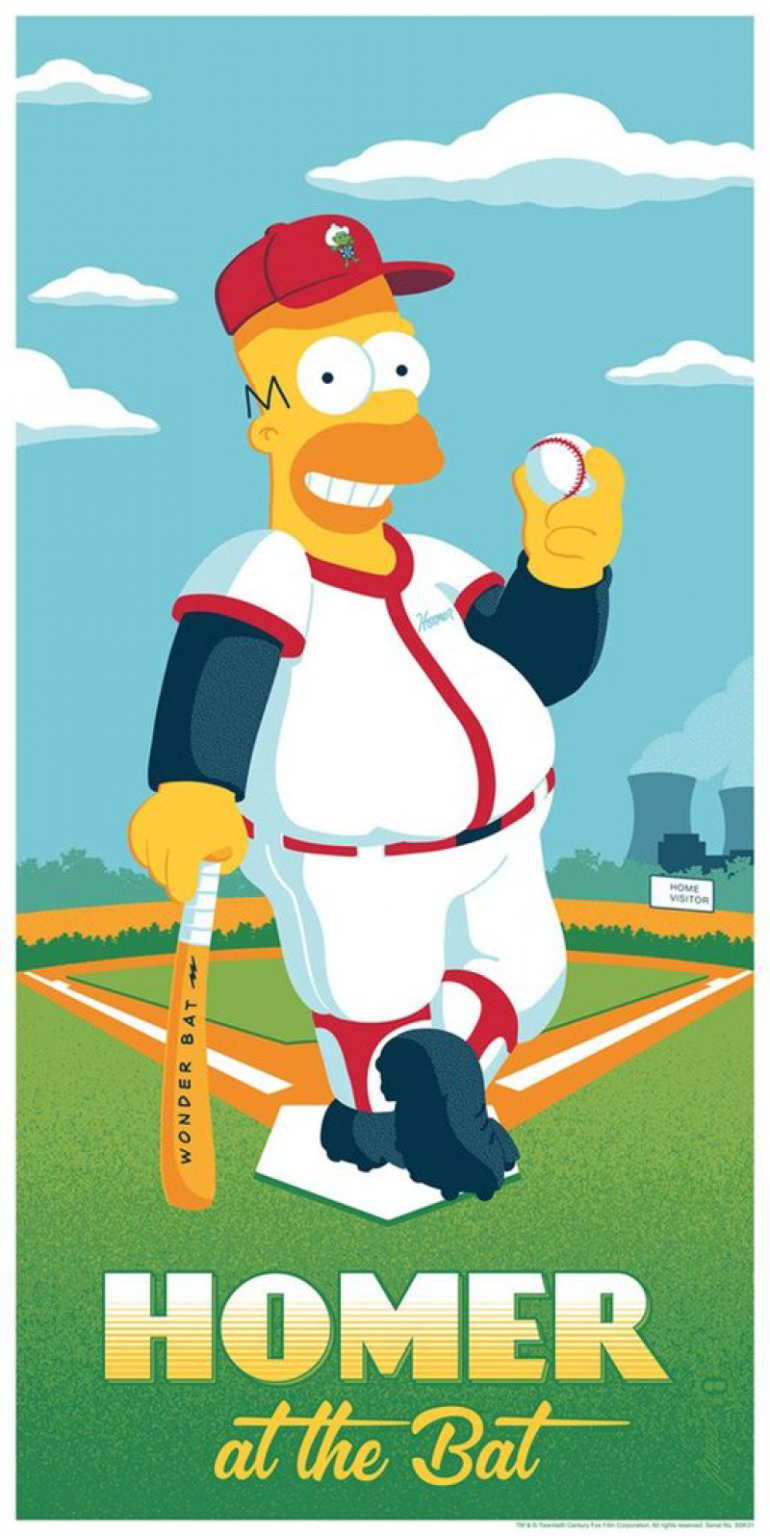 Homer at the Bat by Brian Miller – ACME Archives (TV Series/The ...