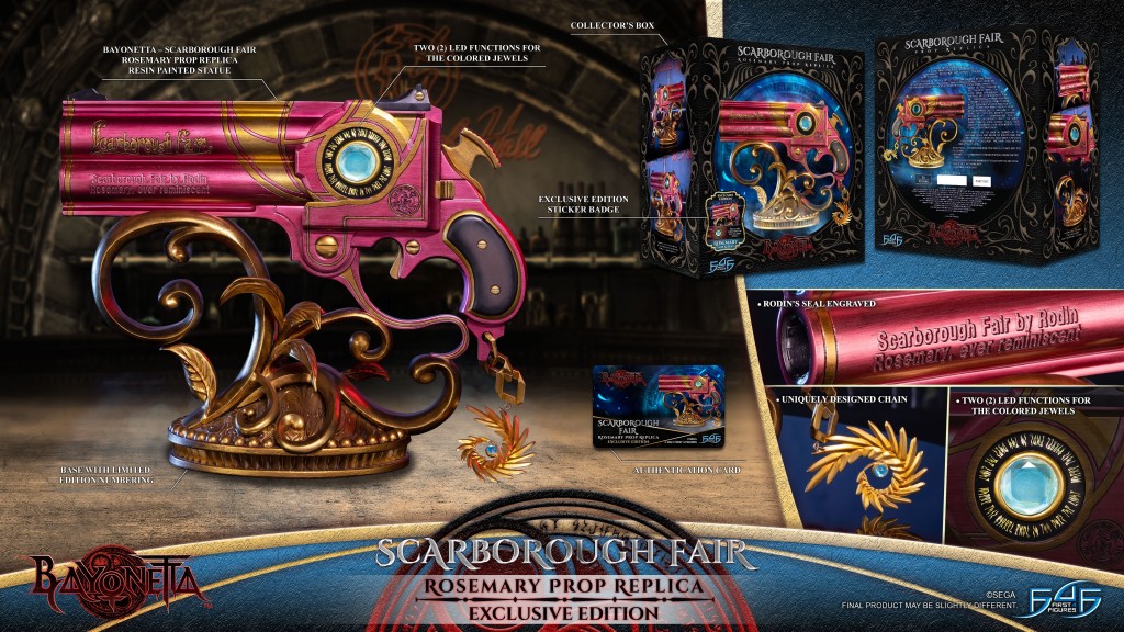 Rosemary Prop Replica – Exclusive (Bayonetta) – Time to collect