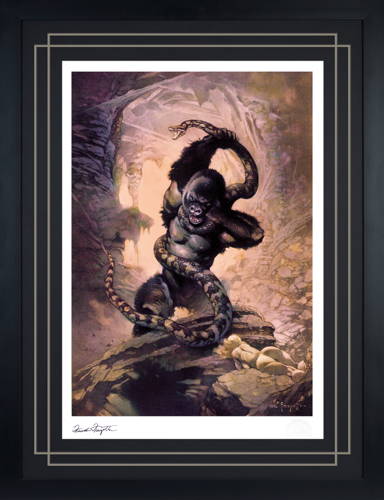 Kong with Snake by Frank Frazetta (Fantasy) – Time to collect