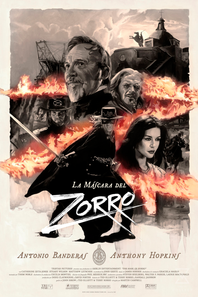 The Mask of Zorro – Spanish Variant by Chris Valentine (Movie) – Time ...