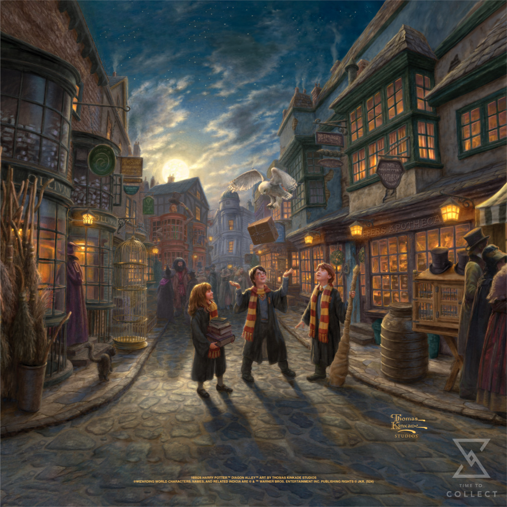 Harry Potter Diagon Alley by Thomas Kinkade Studios (Harry Potter ...
