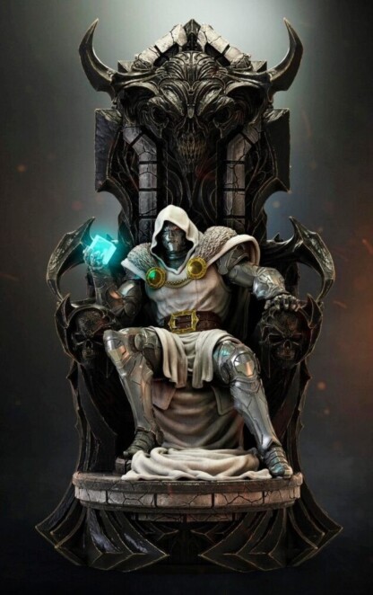 Doom on Throne – White Version (Fantastic Four / Marvel) – Time to collect