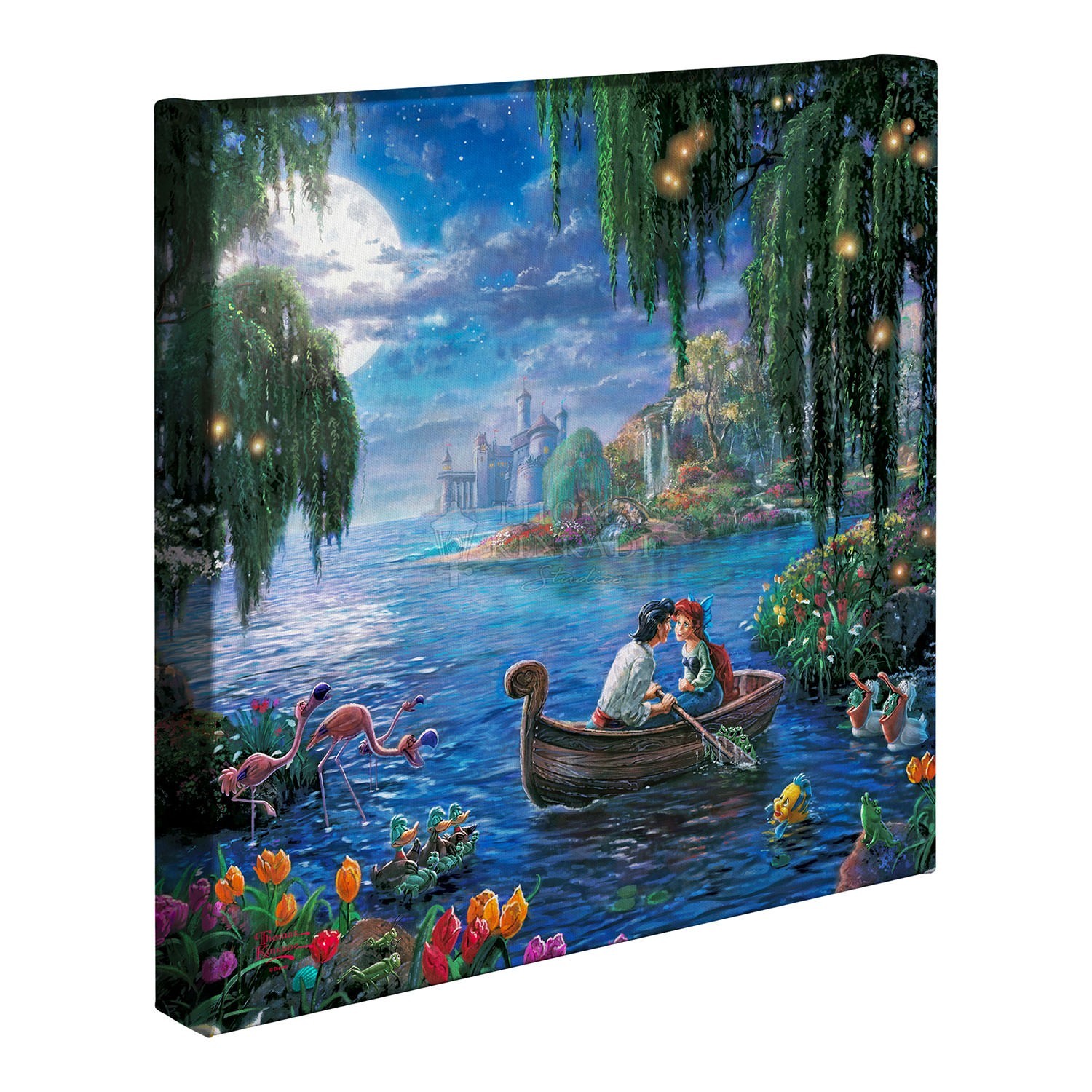 The Little Mermaid II Art Print by Thomas Kinkade Studios (Movie/Disney ...