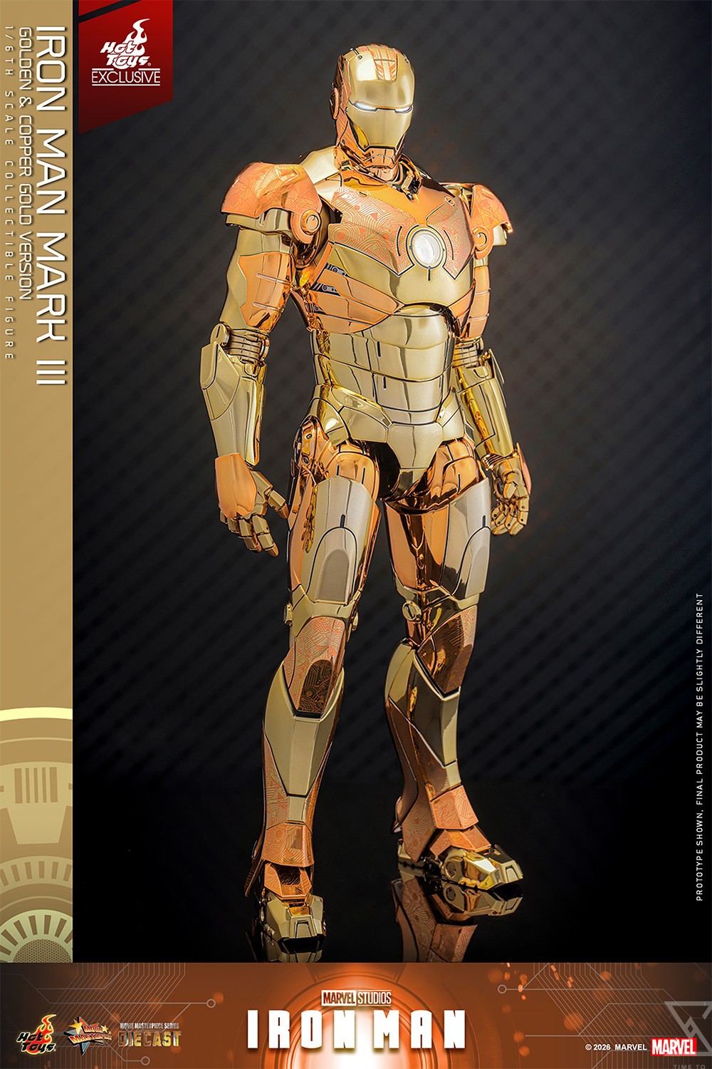 MMS 848 – Iron Man Mark III – Golden & Copper Gold Version (Marvel ...