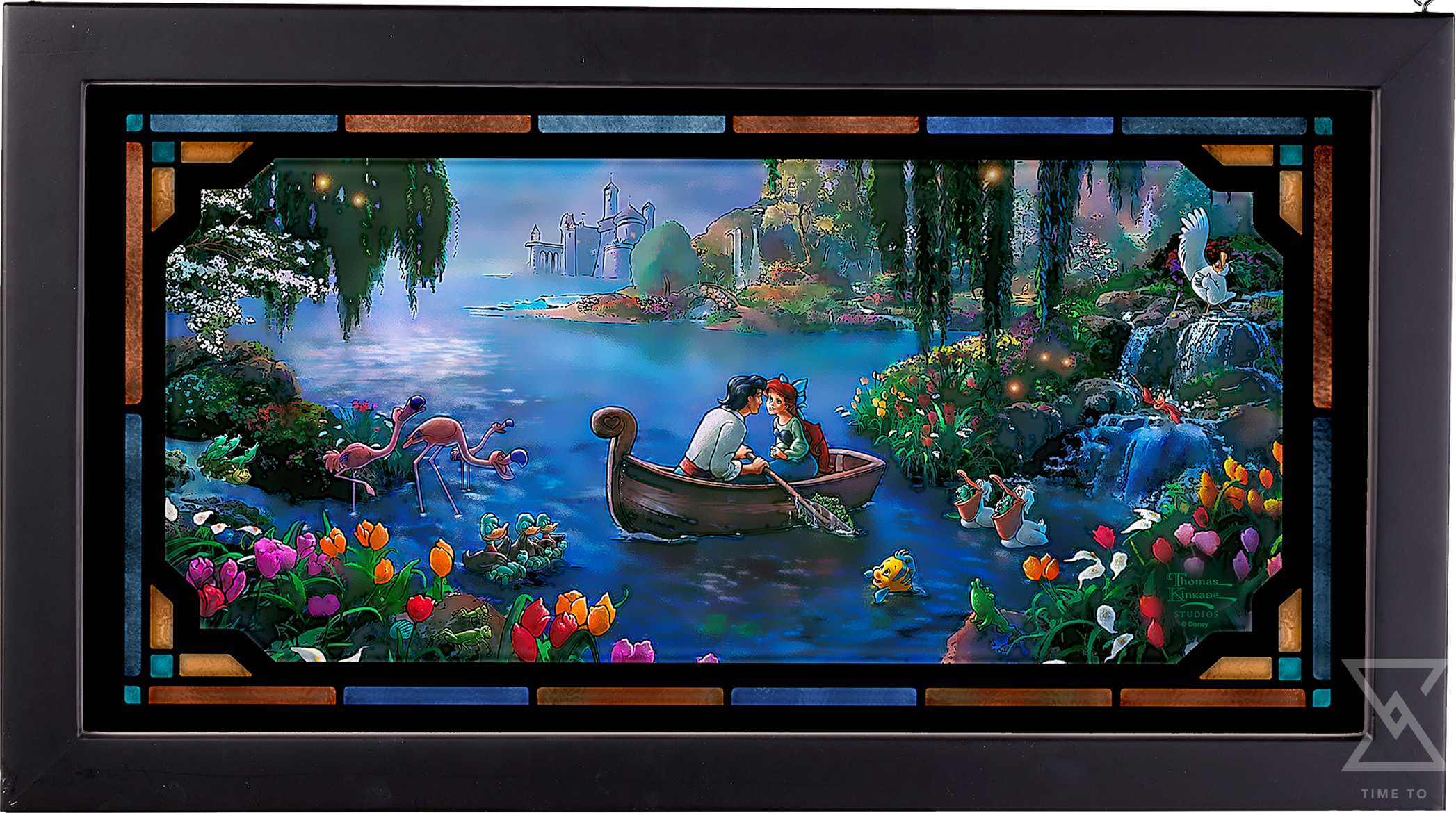 The Little Mermaid II Art Print by Thomas Kinkade Studios (Movie/Disney ...