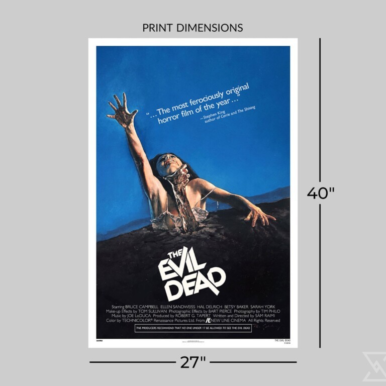 The Evil Dead (One Sheet) Movie Poster by M. Skilsky (Horror/Movie ...